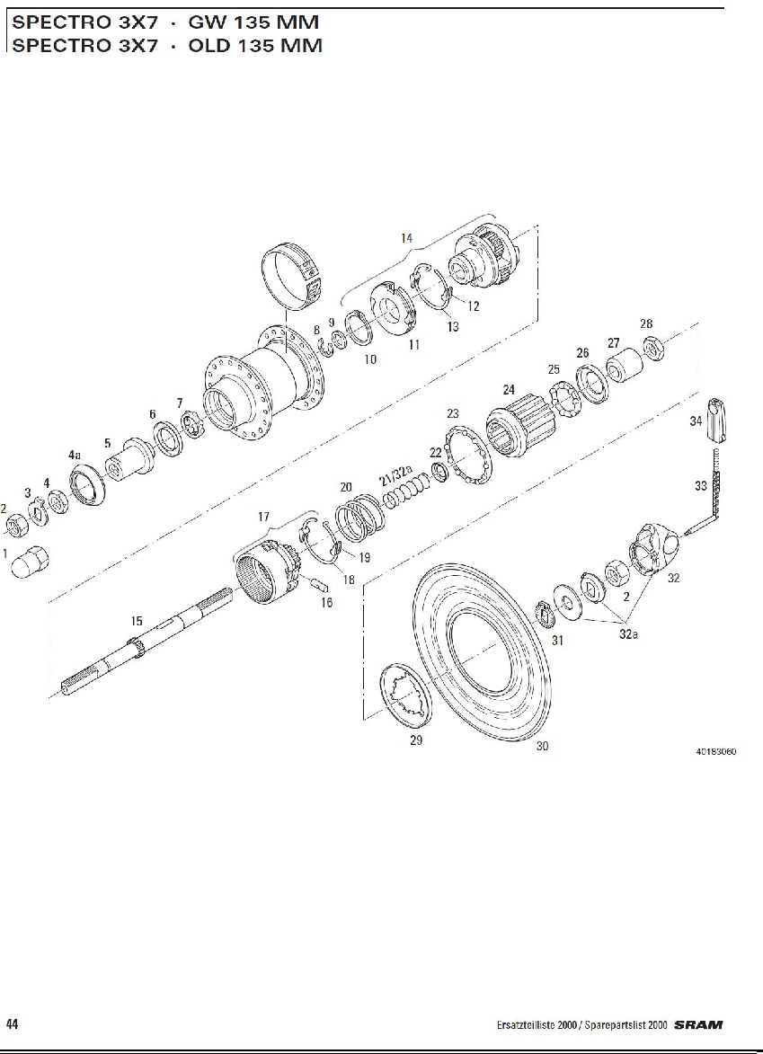 SRAM Spectro 3x7